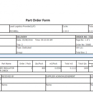 Electronic Parts ordering system (E-POS) - Applizone